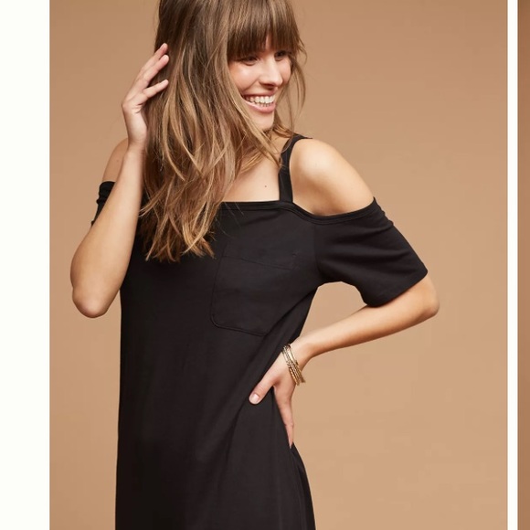 Anthropologie | Dresses | Cloth Stone Juliette Openshoulder Dress ...